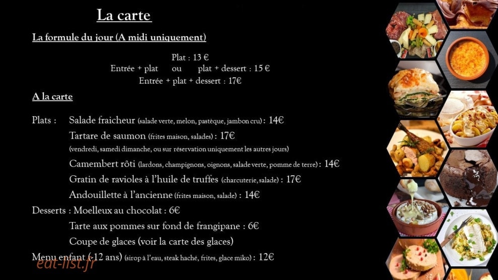 Hôtel du Grand Lac à Laffrey - menu et photos