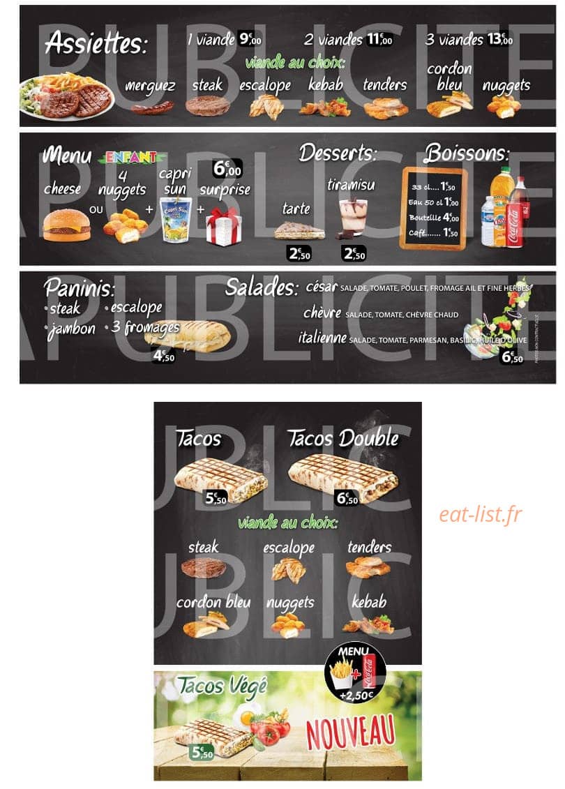 Tacos corner à La Mure - menu et photos