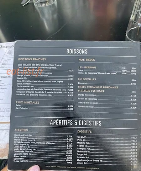 Doppio à Sassenage - menu et photos