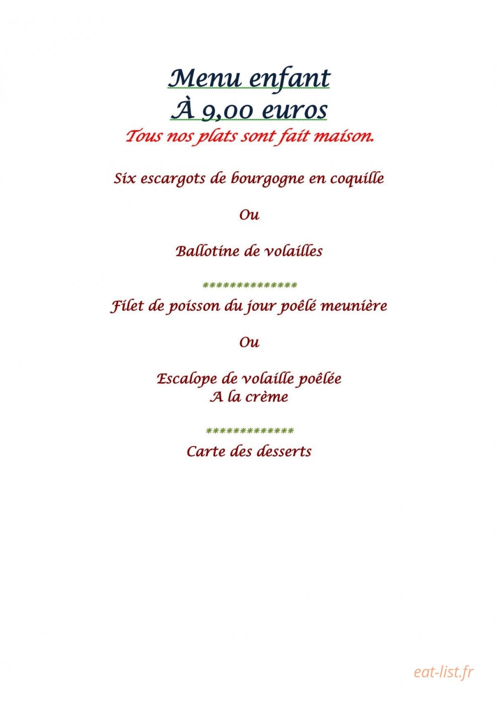 Restaurant De La Cloche à Bletterans - menu et photos