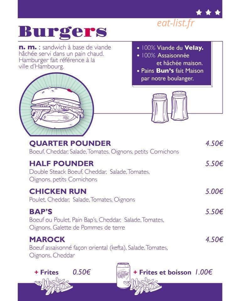 Funky Burger à Le Puy En Velay - menu et photos