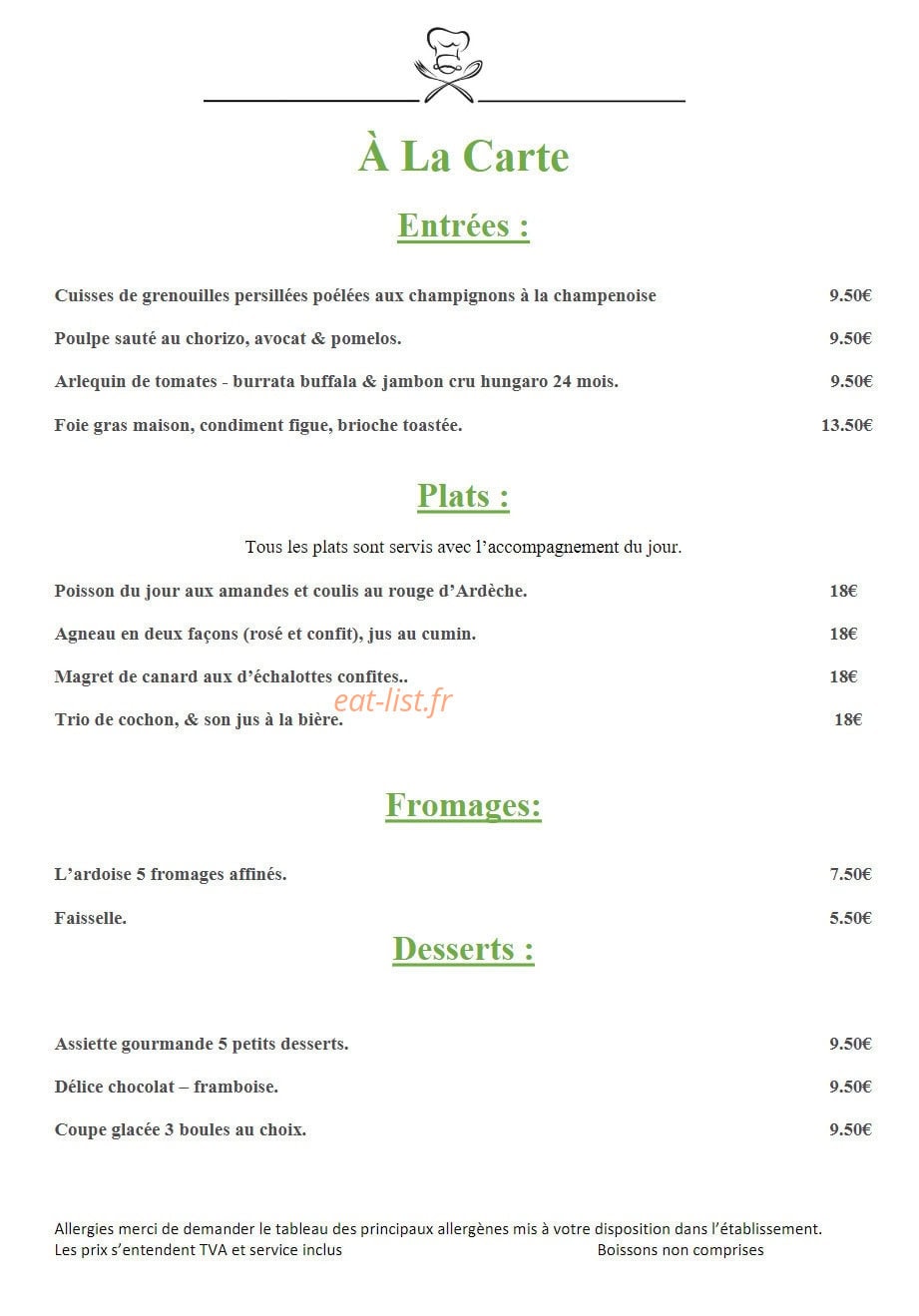 Le Vellavi à Le Puy En Velay - menu et photos