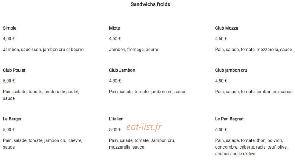 La Grignote à Pornichet - menu et photos