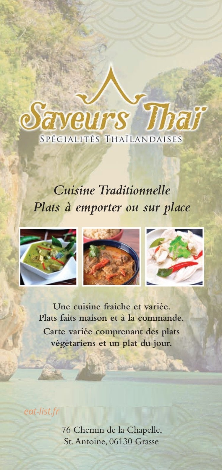 Saveurs Thai à Saint Herblain - menu et photos