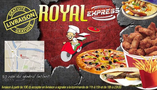 Royal Express à Montargis - menu et photos