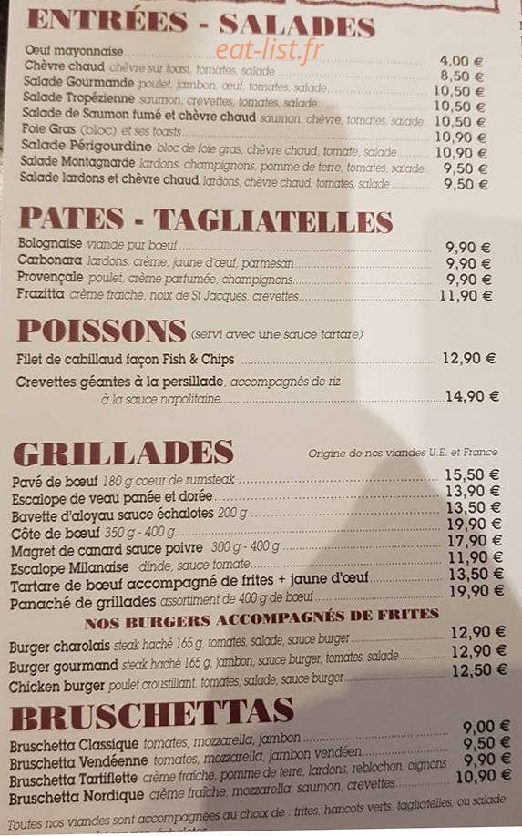 La Villa Roma à Tierce - menu et photos