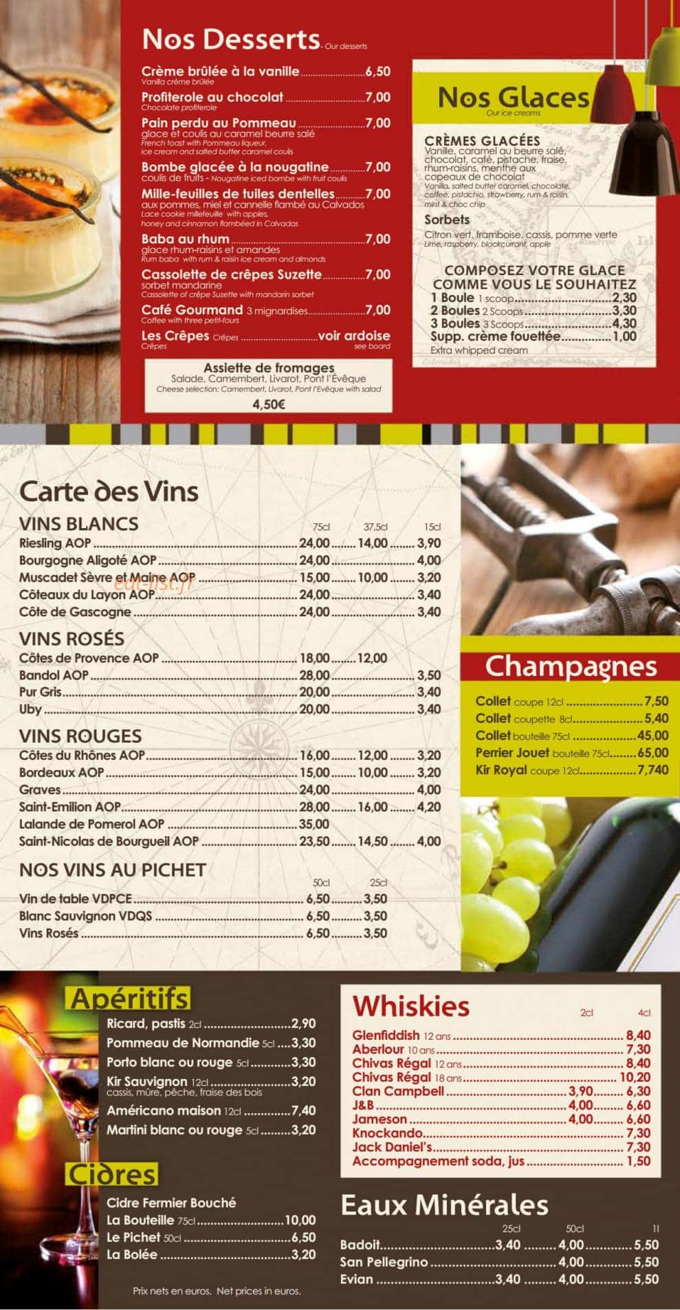 Café le Pirate à Granville - menu et photos