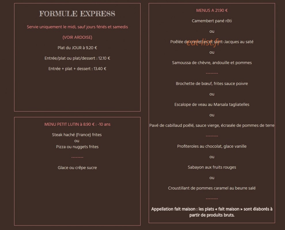 Café de la Tour à Ploermel - menu et photos