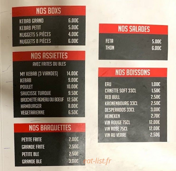 My Kebab à Thionville - menu et photos