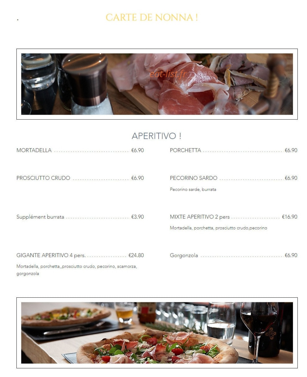 Nonna à Saint Privat La Montagne - menu et photos