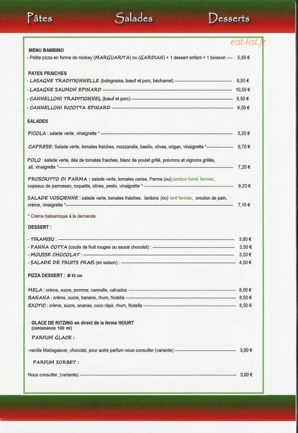 Oh Ché Pizza à Metzervisse - menu et photos