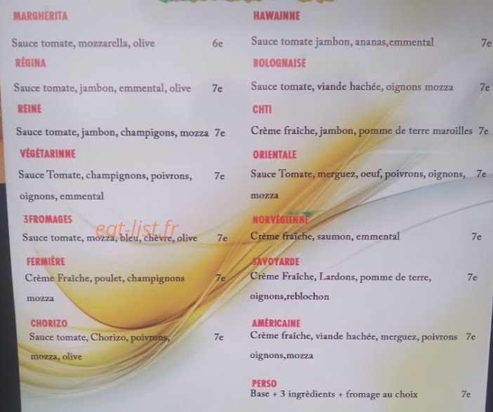 Joker à Recquignies - menu et photos