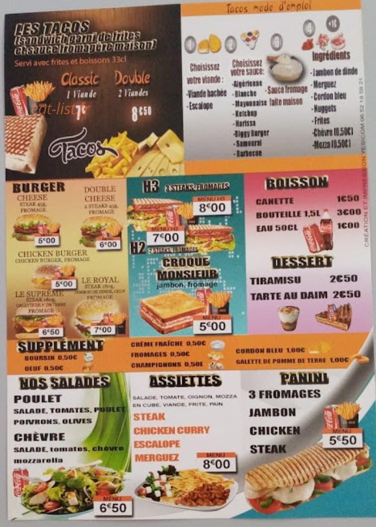 Fast food Le SUN à Nanteuil le Haudouin - menu et photos