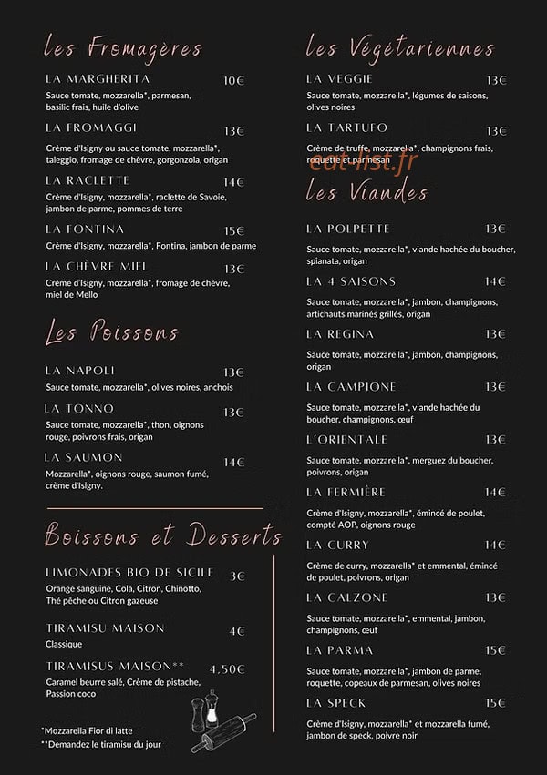 La Fabrique à pizza à Saint Vaast les Mello - menu et photos