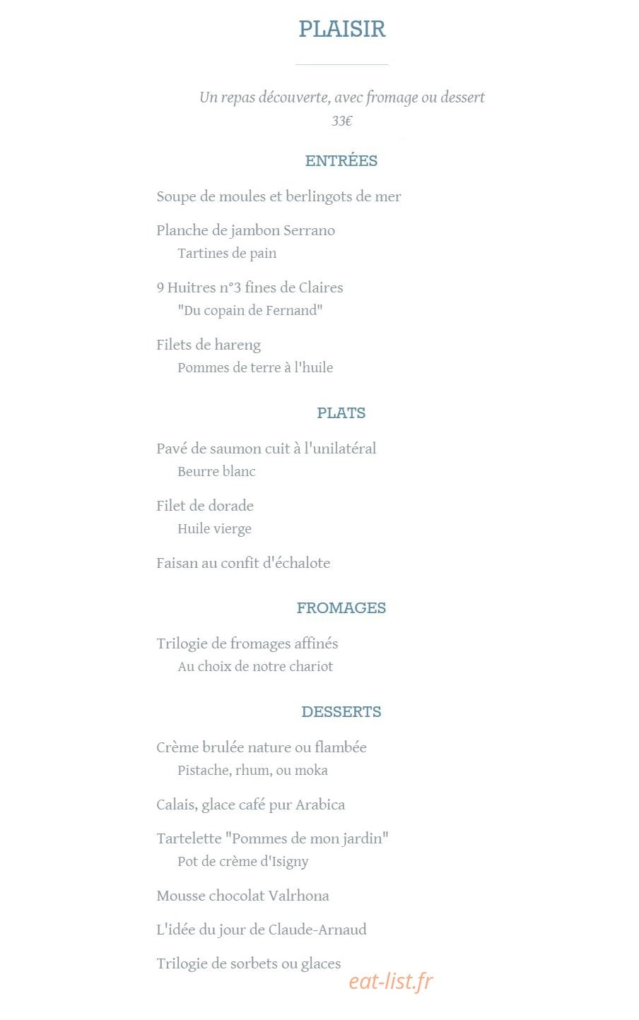 Aquar' aile à Calais - menu et photos