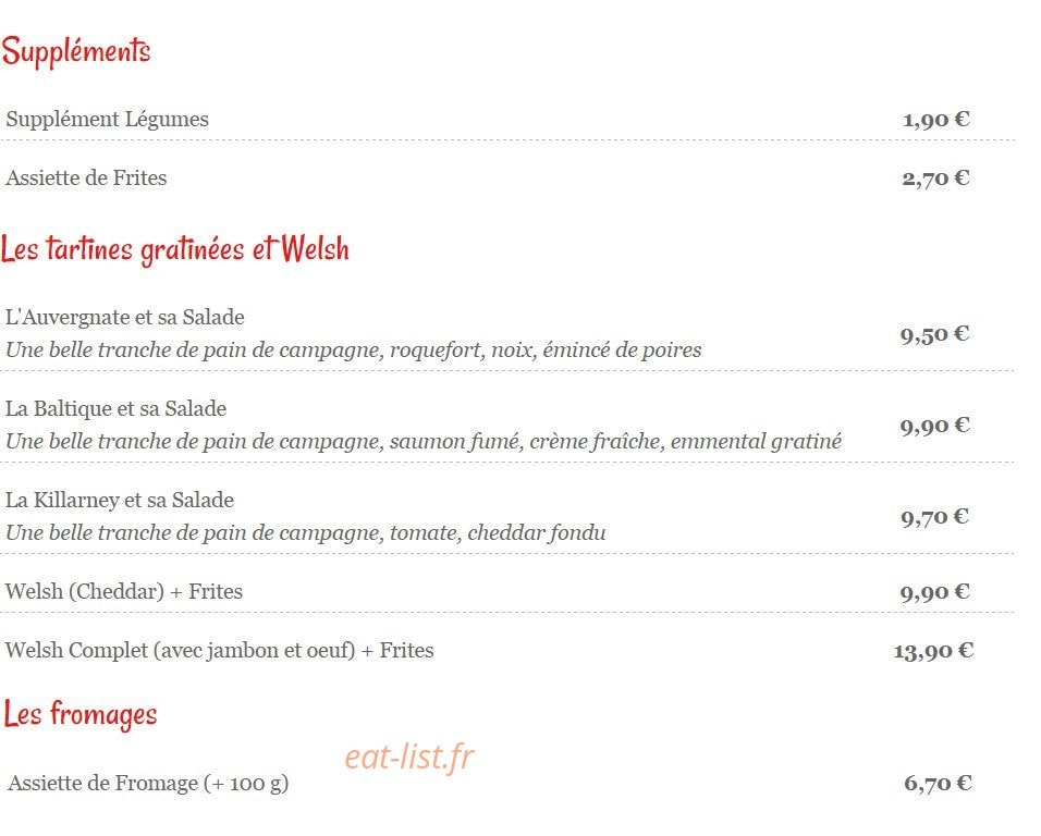 Café de la Tour à Calais - menu et photos
