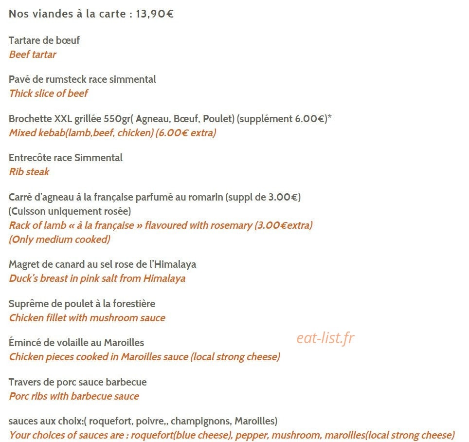 Hotel Restaurant de la Plage à Calais - menu et photos