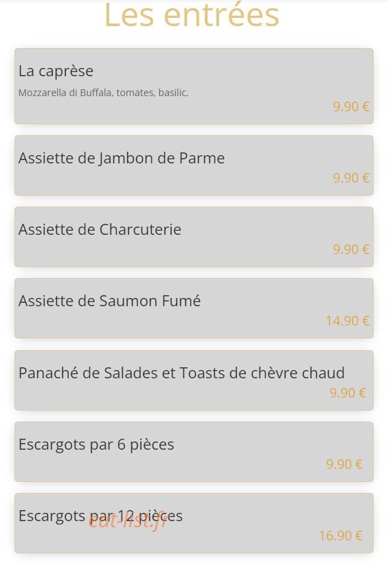 Alicia Restaurant à Lens - menu et photos
