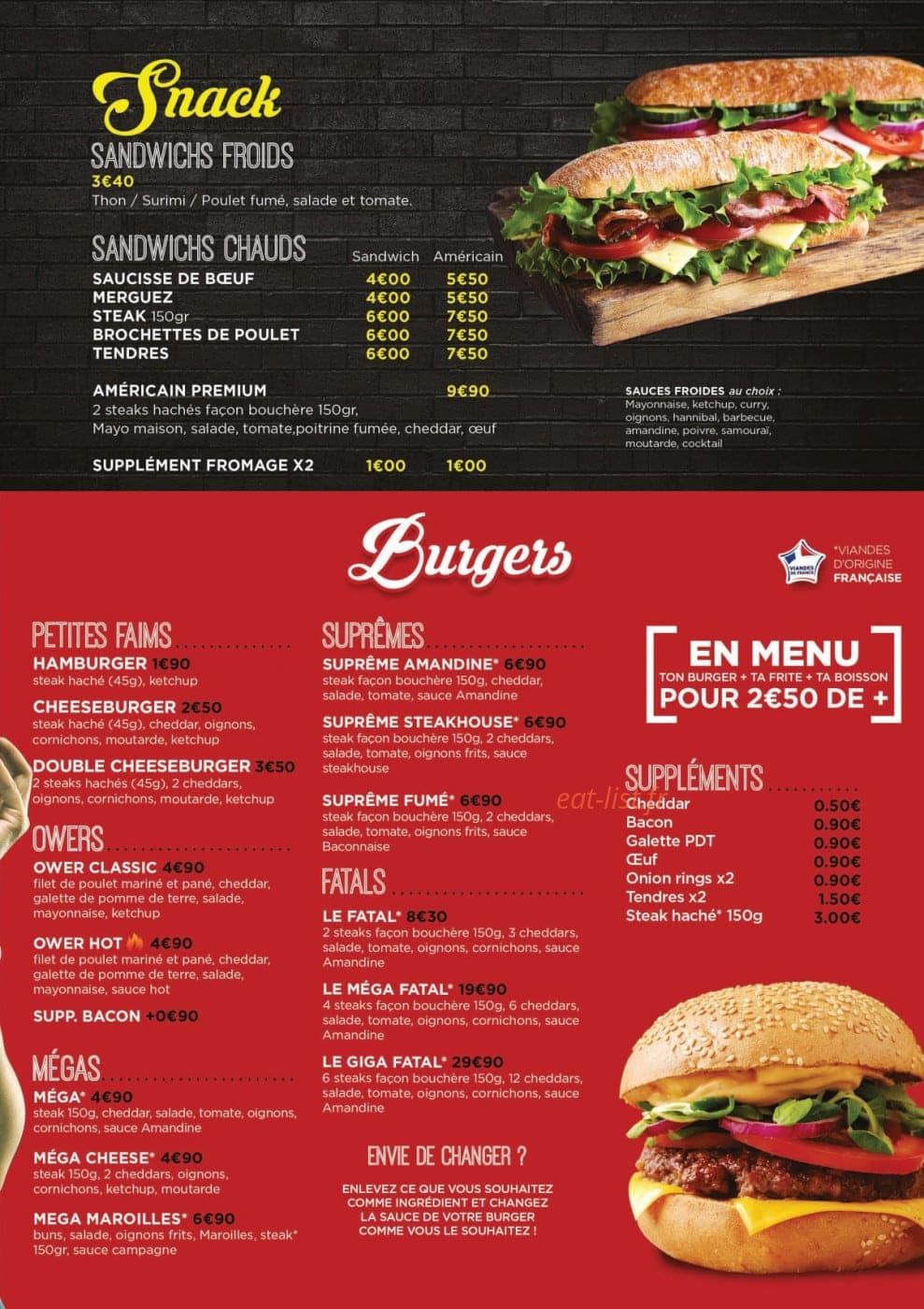 Chez Amandine à Auxi Le Chateau - menu et photos