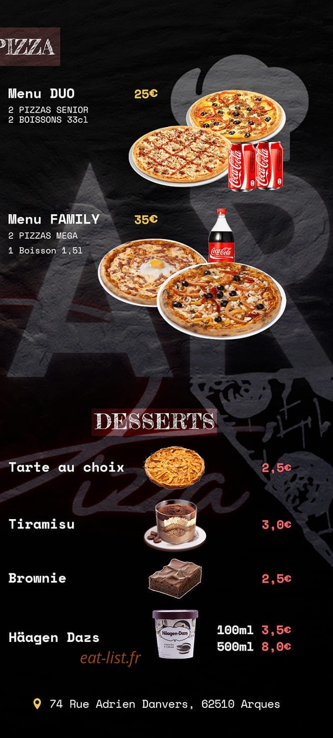 Pizza Dark à Arques - menu et photos