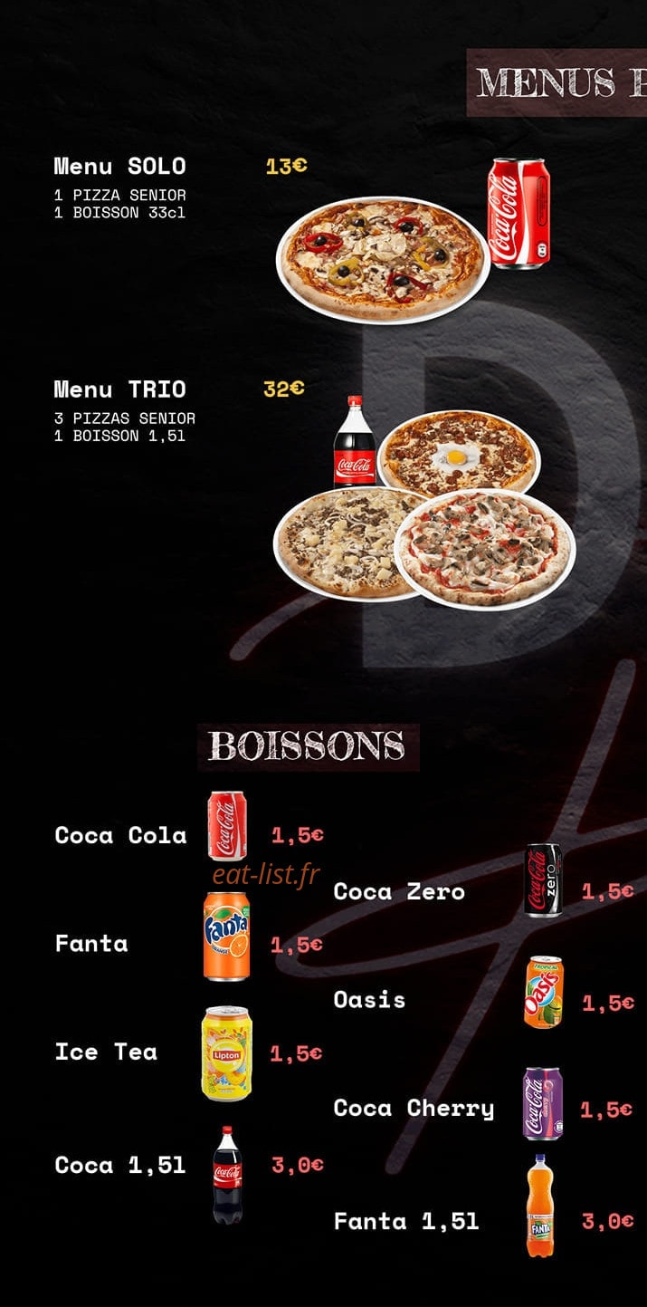Pizza Dark à Arques - menu et photos