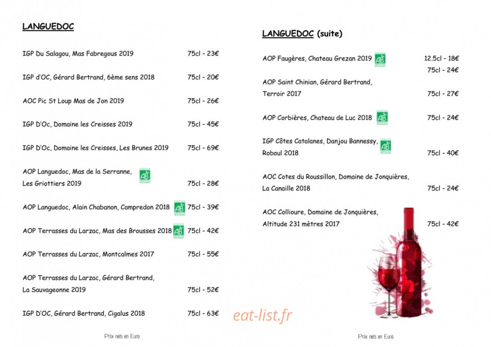 Les briques Rouges à Veyre Monton - menu et photos
