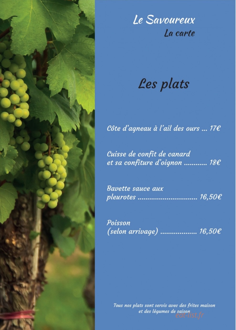 Le Savoureux à Artix - menu et photos