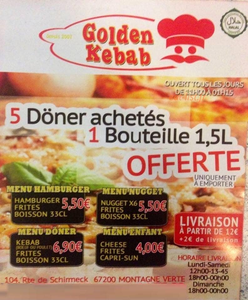 Golden Kebab à Strasbourg - menu et photos