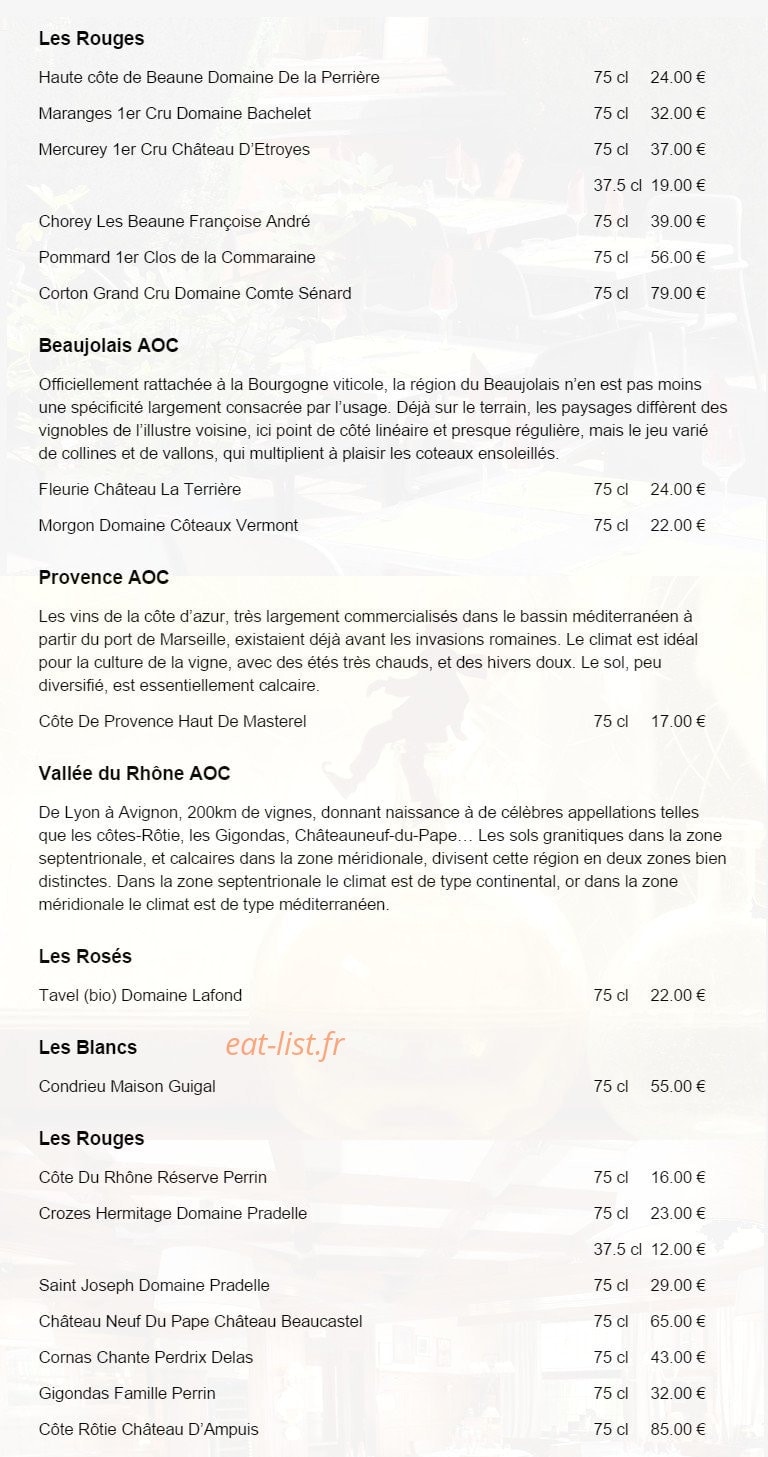Au Wacken à Schiltigheim - menu et photos