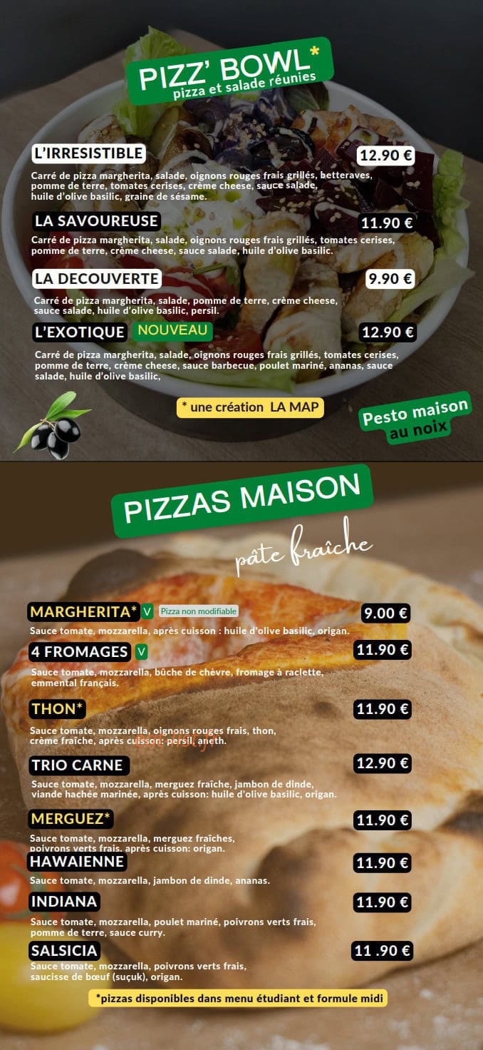 La Maison à Pizza à Schiltigheim - menu et photos