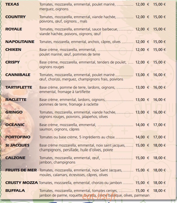 Pizzeria portofino à Ingwiller - menu et photos