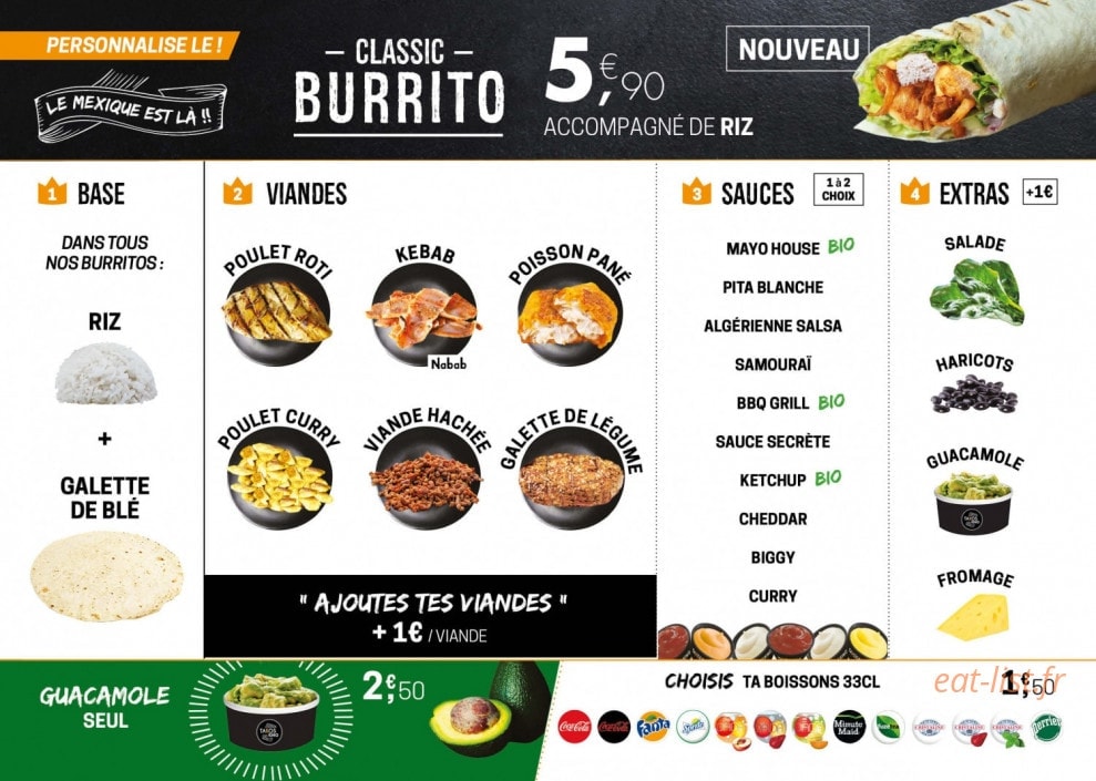 Takos King à Mulhouse - menu et photos