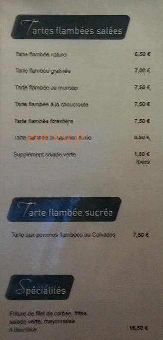 Restaurant du Soleil à Ammerzwiller - menu et photos