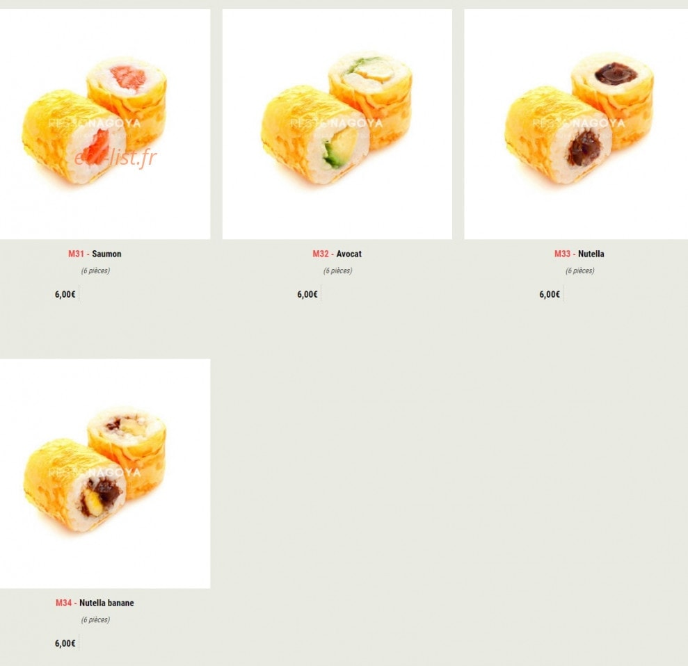 Nagoya Sushi à Saint Louis - menu et photos