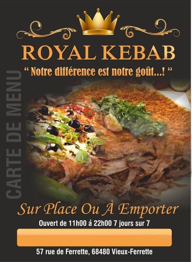 Royal kebab à Vieux Ferrette - menu et photos