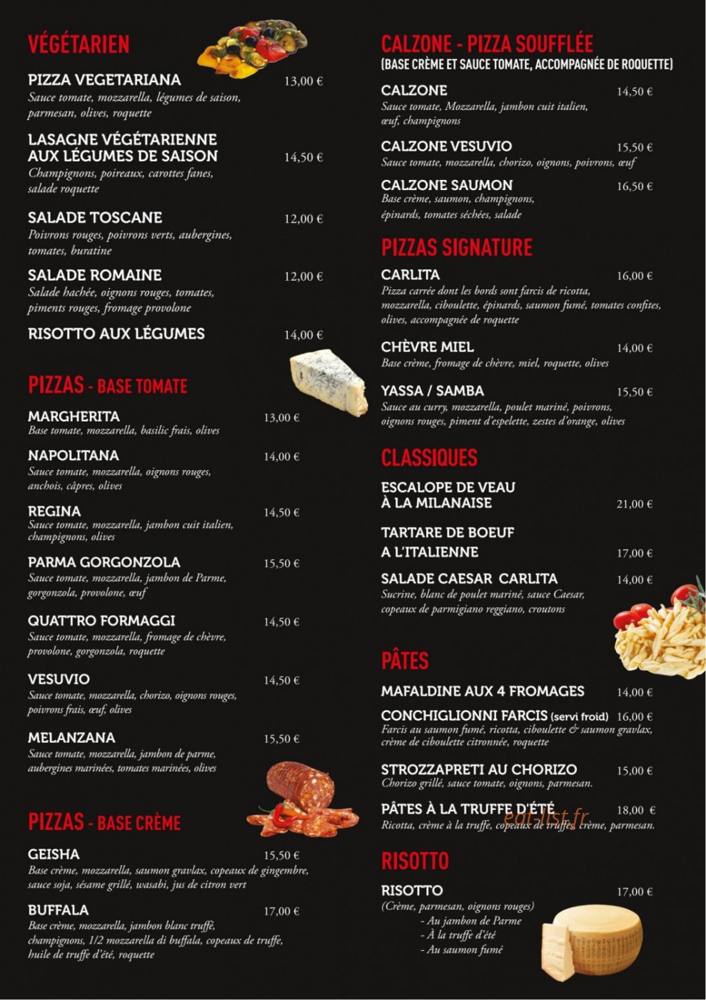 Carlita à Lyon 1 - menu et photos
