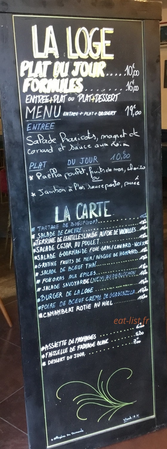 La Loge à Lyon 2 - menu et photos