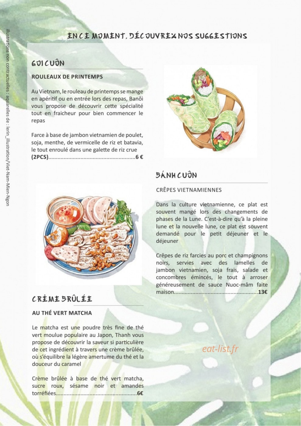 Chez Banoï à Lyon 3 - menu et photos