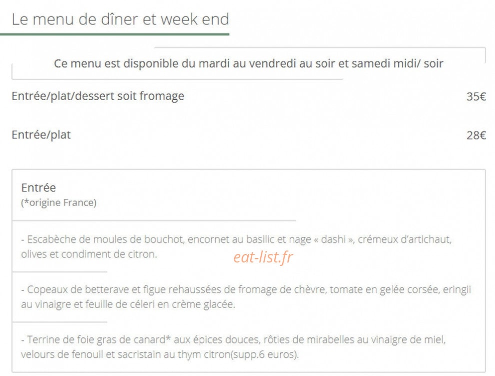 PY Restaurant à Lyon 6 - menu et photos