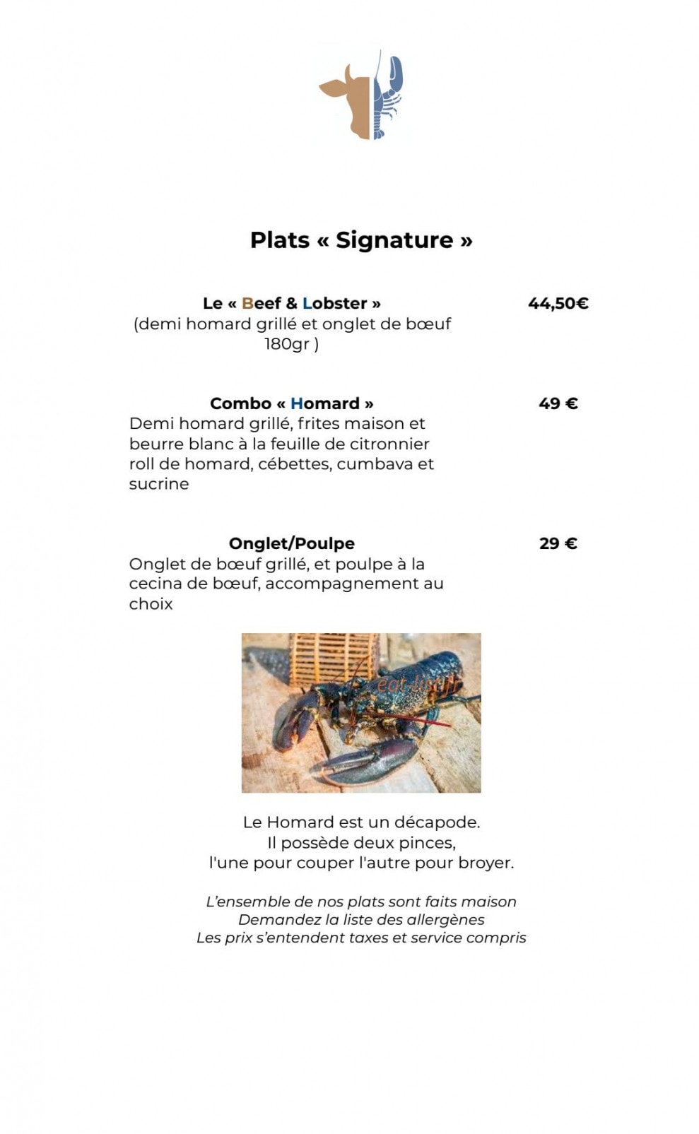 La table de Max à Lyon 7 - menu et photos