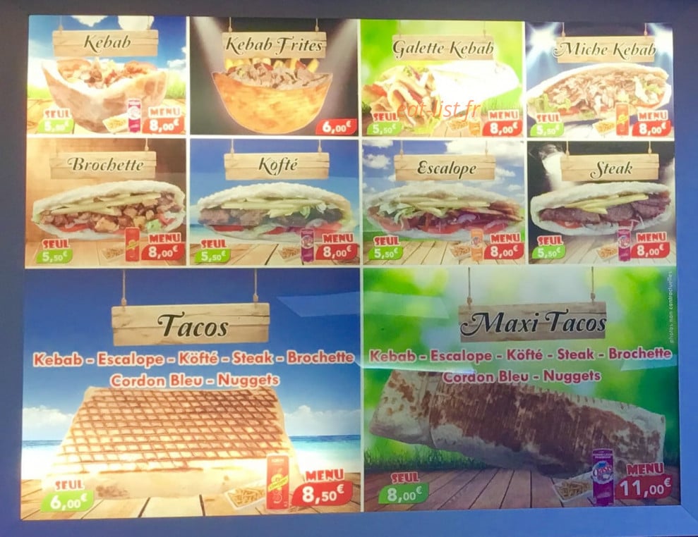 Kebab Grand Clément à Villeurbanne - menu et photo