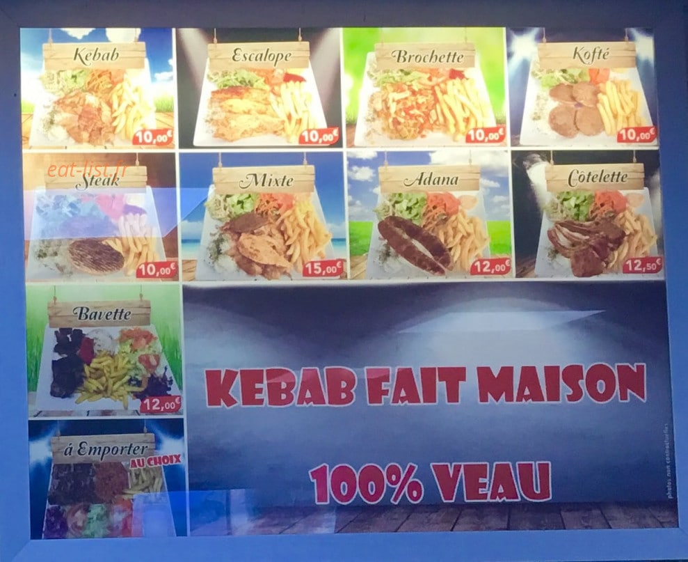 Kebab Grand Clément à Villeurbanne - menu et photo