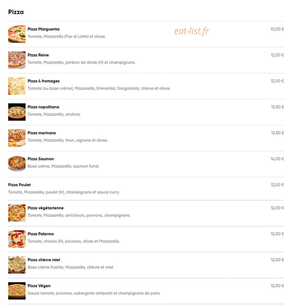 Pizza Panozzo à Villeurbanne - menu et photos
