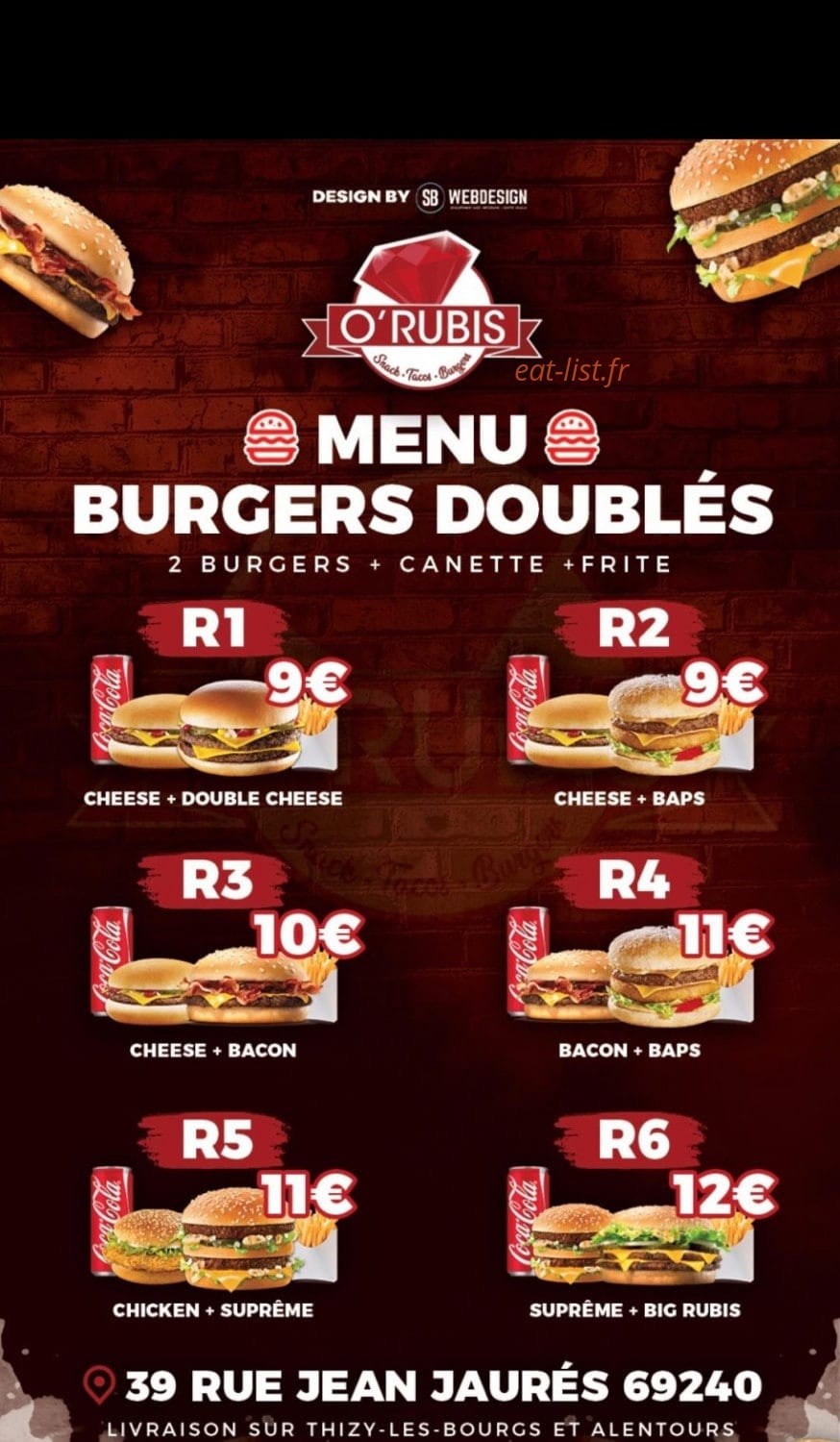 O'rubis à Thizy-les-Bourgs - menu et photos