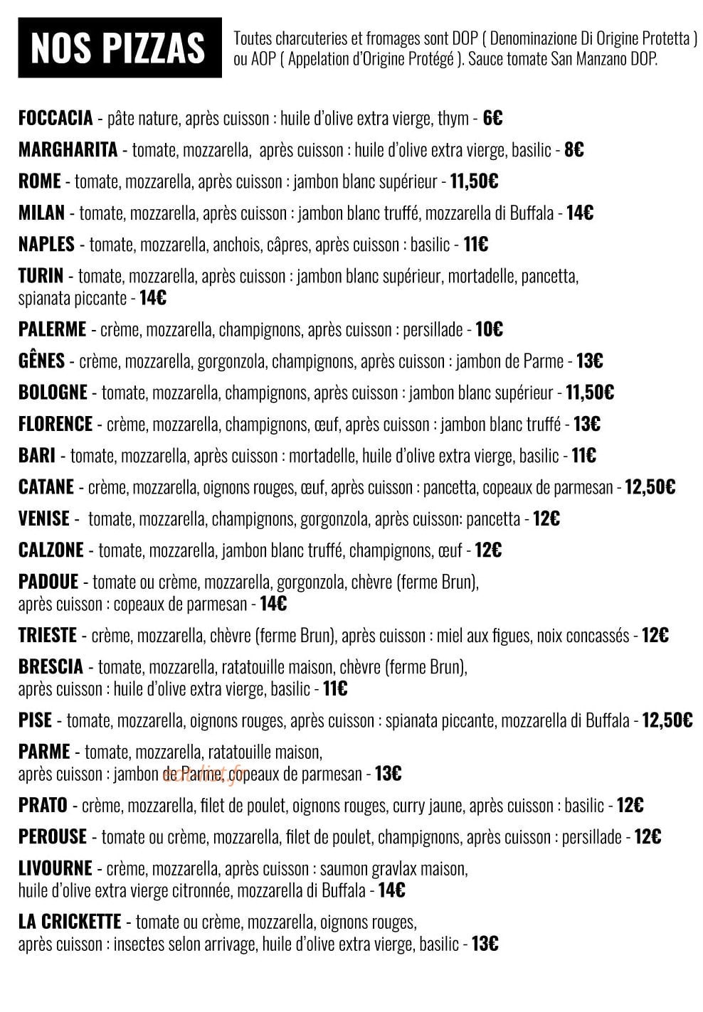 La cave à pizza à Saint Genis les Ollieres - menu et photos