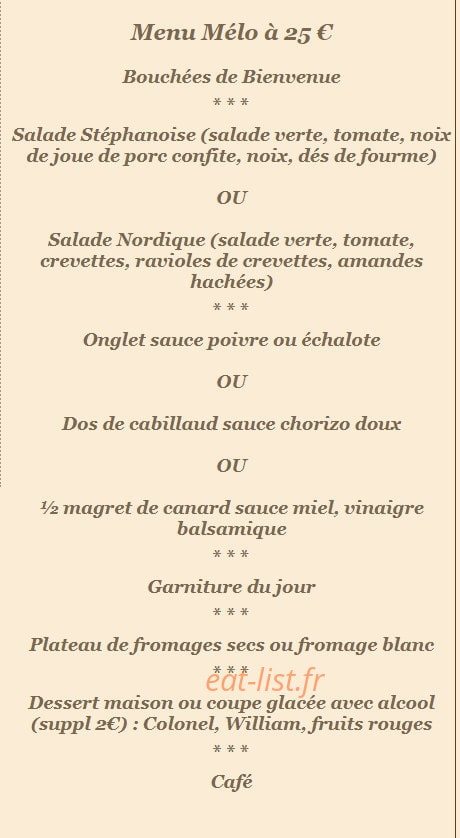 Meli Melo à Longes - menu et photos