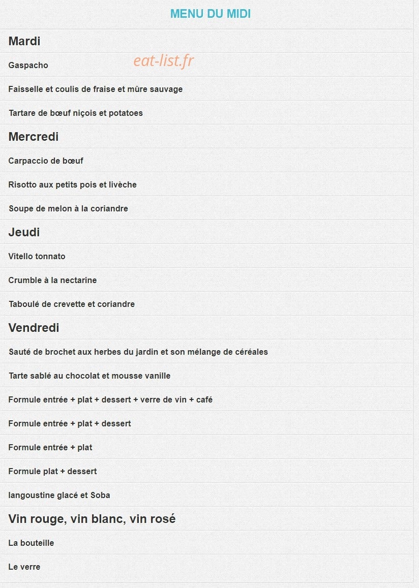 Instant Gourmand à Evian Les Bains - menu et photos