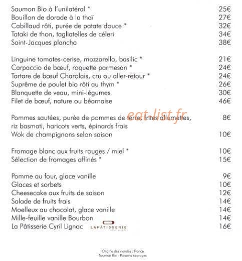 Bar de L'Entracte à Paris 8 - menu et photos
