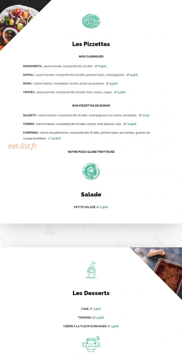 Carlita à Paris 8 - menu et photos