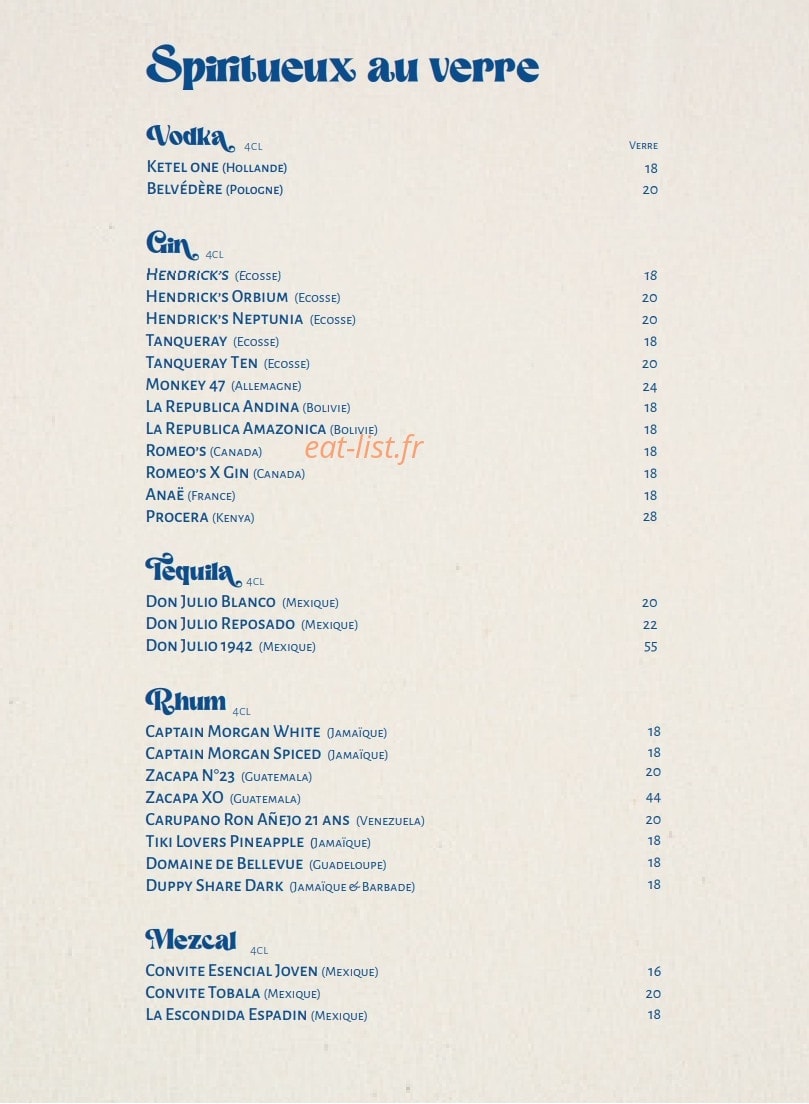 Chez Gala à Paris 8 - menu et photos